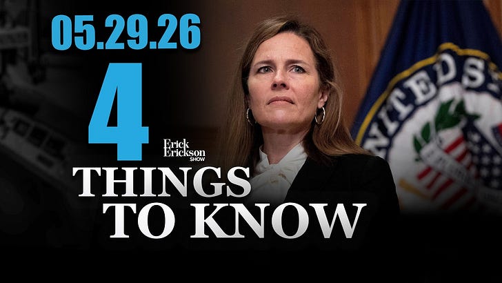 THE FOUR THINGS: Trump’s Iran Standoff, Barrett Swatted, GOP Map Fight ...