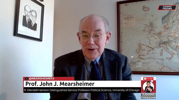 Israel & the ICJ with the Judge - by John J. Mearsheimer