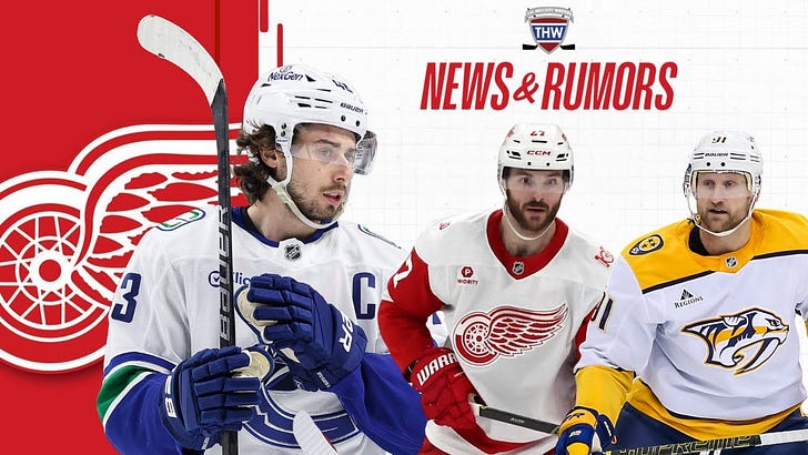 Red Wings News & Rumors: Potential Stamkos/Quinn Hughes Trades ...