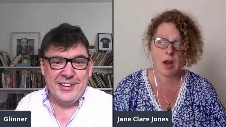 A chat with Doctor Jane Clare Jones - by Graham Linehan