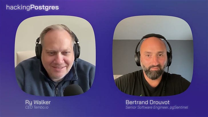 Hacking Postgres Ep 9 Bertrand Drouvot Of Aws Cloud 3085