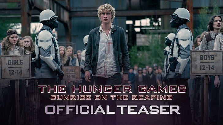 See the Teaser Trailer, Teaser Poster and First Look Images for the Hunger Games: Sunrise on the ...