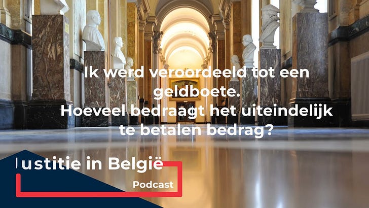 Hoeveel moet je betalen bij een veroordeling tot een geldboete?