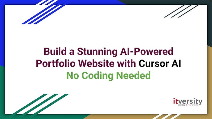Build a Personal Portfolio Website Using Cursor AI