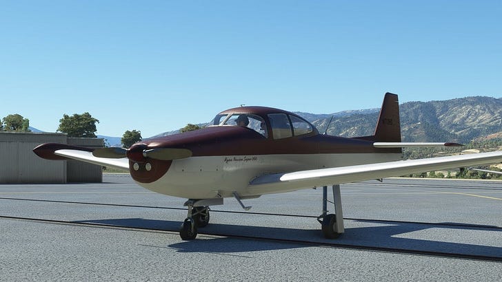 First look at the Hanger Studios 713 Ryan Navion B in Microsoft Flight ...