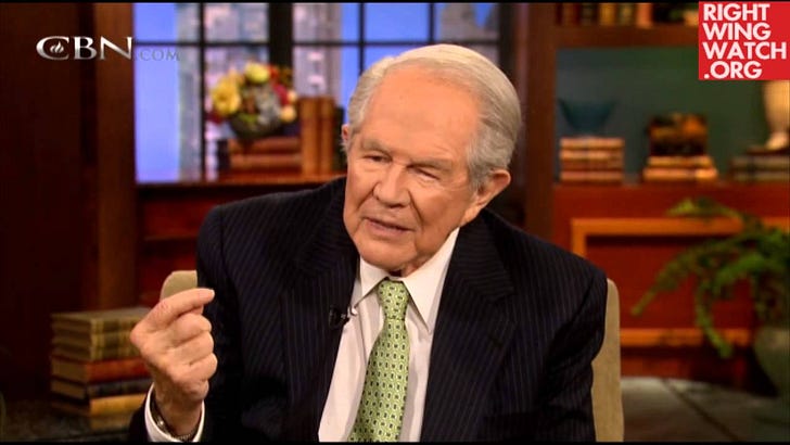 Pat Robertson Celebrates The Beautiful Miracle Of Not Knowing Stuff