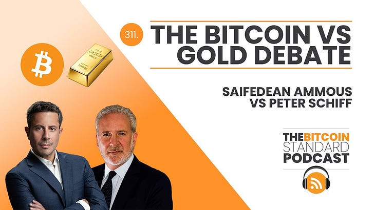The Bitcoin vs Gold Debate: Saifedean Ammous vs Peter Schiff (video)