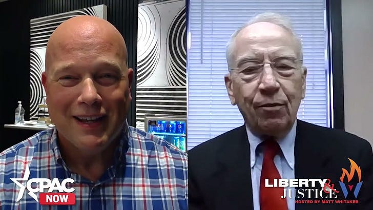 Sen. Chuck Grassley on Liberty and Justice - CPAC Sen. Chuck Grassley on Liberty and Justice - CPAC