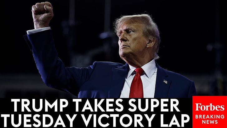 Congratulations, Team Trump! Big night. Big win! Roll on, Team Trump ...