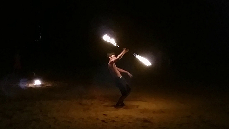 Fire Stick Dance - Koh Lanta - Thailand