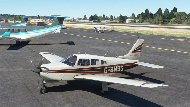 Flying the updated JustFlight PA28 Piper Arrow from Friday Harbor in ...