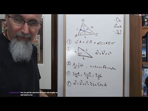 Live Stream Drop-in Math Tutoring Session #27: Triangles & Circles ...