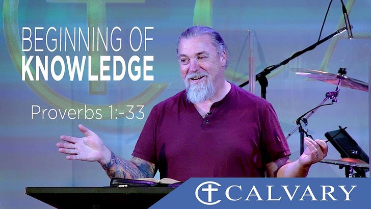 Book Of Proverbs Bible Study Part 1 Of 13 With Pastor Terry Long ...