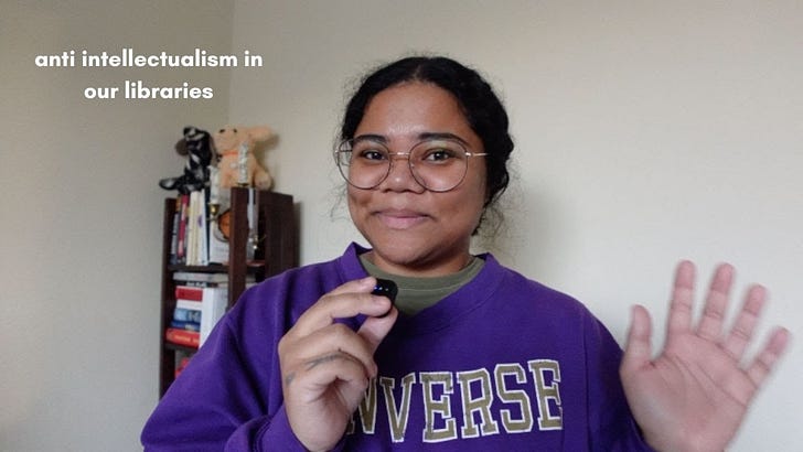 anti-intellectualism is in our public libraries