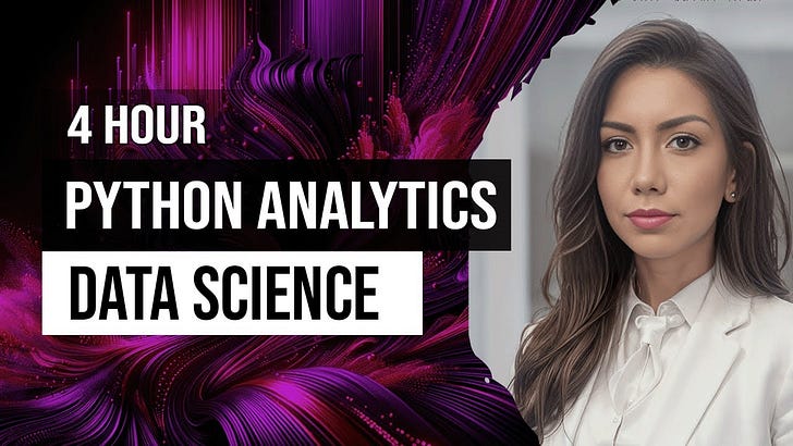 📢 Free Python For Data Science And Analytics Full Course 6 Hours