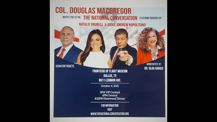 The National conversation with Colonel Macgregor; Col. Macgregor: US ...