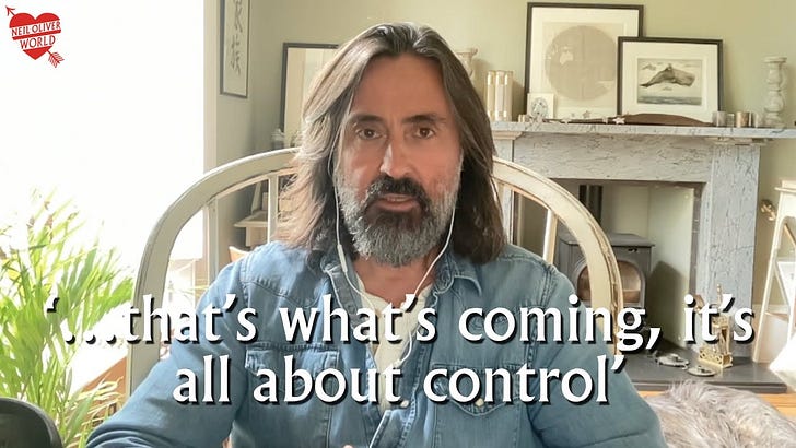 Watch Neil Oliver's YouTube channel - by Bill Pieper