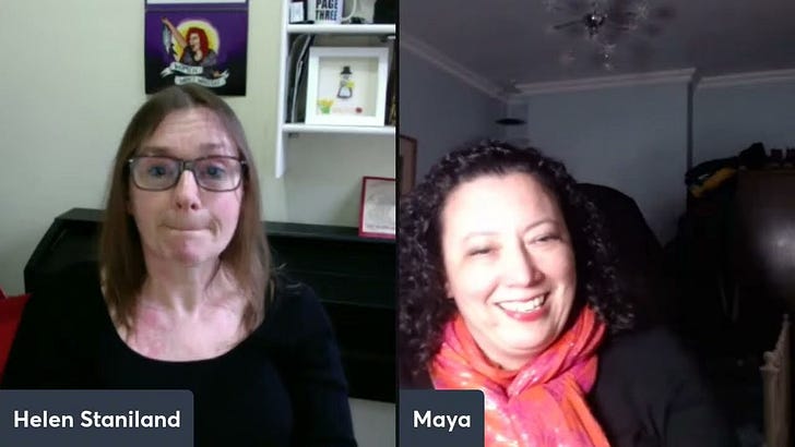 Helen Staniland speaks to Maya Forstater