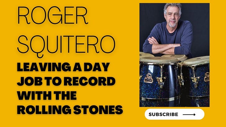 Roger Squitero - Leaving a day job and recording with The Rolling ...