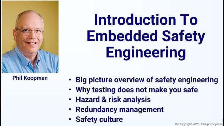 Autonomous System Safety by Phil Koopman | Substack