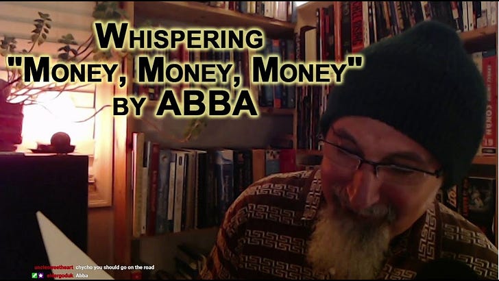 Whispering "Money, Money, Money" by ABBA [ASMR] - chycho