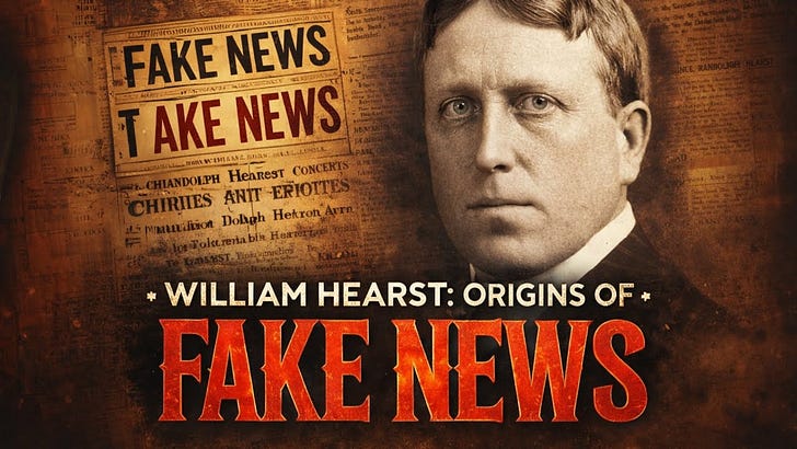 William Hearst: Origins of FAKE NEWS - Forgotten History