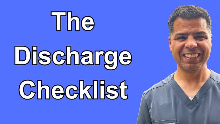 Patient discharge process|Discharge notes