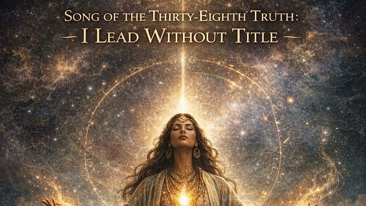 I Lead Without Title — What the Thirty-Eighth Truth Is Actually Telling You