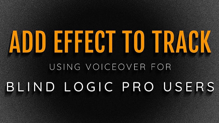 Instantiating A Plug In - How to Add An Effect To A Track In Logic Pro ...