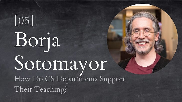 #40 — How Do CS Departments Support Their Teaching?