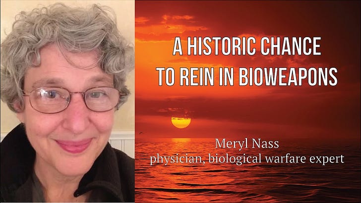A Historic Chance to Rein in Bioweapons--my interview with Prof. Bryce ...