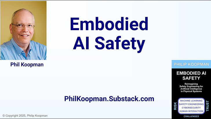 Keynote Talk: Embodied AI Safety