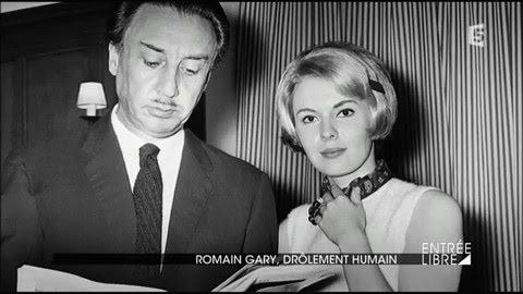 Portrait de Romain Gary - by Brigitte Bouzonnie