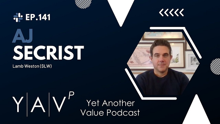 AJ Secrist from Firstlight Management on Lamb Weston $LW (podcast #141)