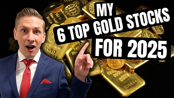 New Mining Stock Monkey Video - "My Top 6 Gold Stocks for 2025"