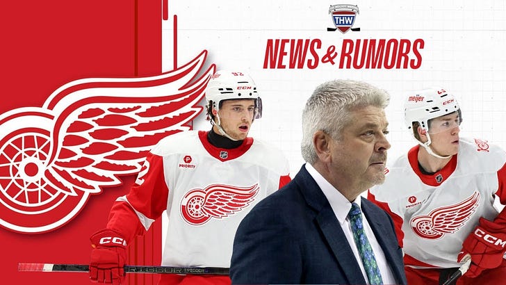 Red Wings Down Stars in Overtime & Latest News and Rumors Out of Detroit