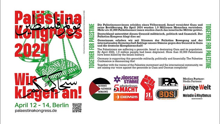 Berlin Palestine Congress 2024 Speech - by Hebh Jamal
