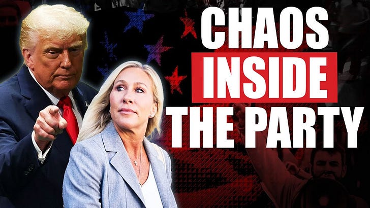 Chaos inside the MAGA party