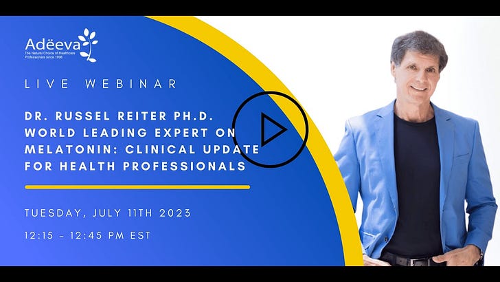 Dr. Reiter's accomplishments, his research on Melatonin, his legacy for ...