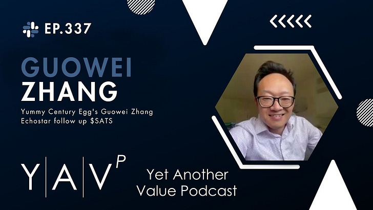 Yummy Century Egg's Guowei Zhang Echostar follow up $SATS (podcast #337)