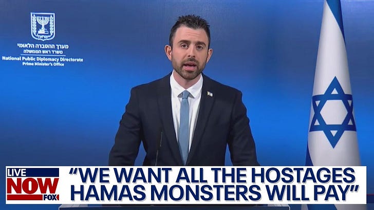 Update: Israeli-Hamas War - by James Ross Kelly