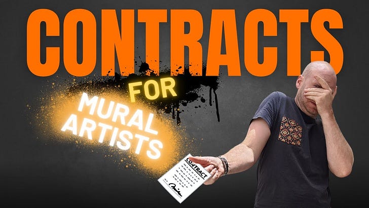 Simple Mural Artist Contract and explanation - by Moonacle