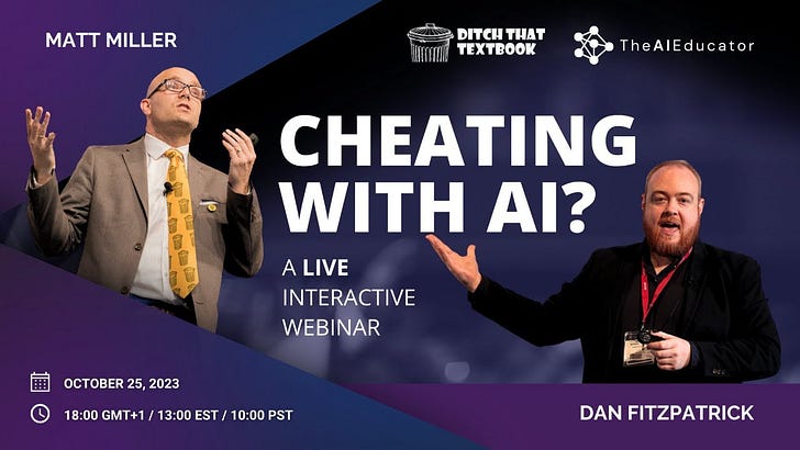 Cheating With AI? - The AI School Librarians Newsletter