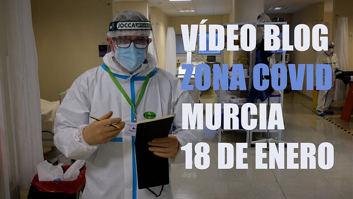 Zona Covid, Urgencias, Reina Sofía, Murcia, 18 de enero
