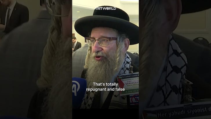Rabbi Weiss says Zionism Is Not Judaism, Not Jewish