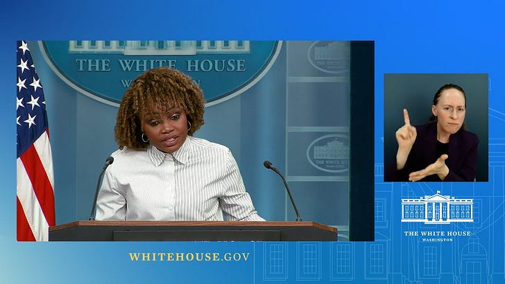 LIVE: White House Press Briefing, What Is Joe Biden's Fault Today?