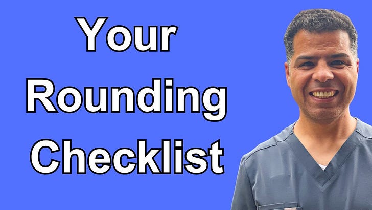 The intern's rounding guide - by Maher Alrahamneh, MD