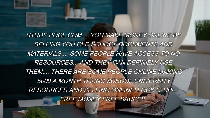 HERES A QUICK MONEY MAKER FOR THE STUDENTS!!