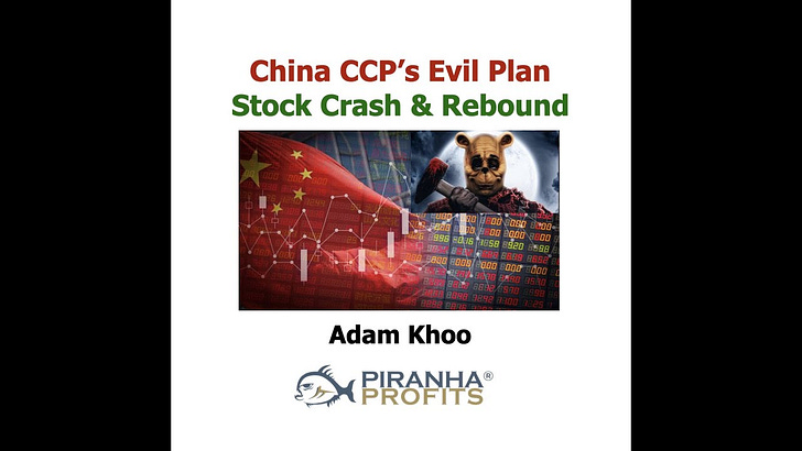 CCP's Evil Plan. Stock Crash and Rebound - by Master Leong