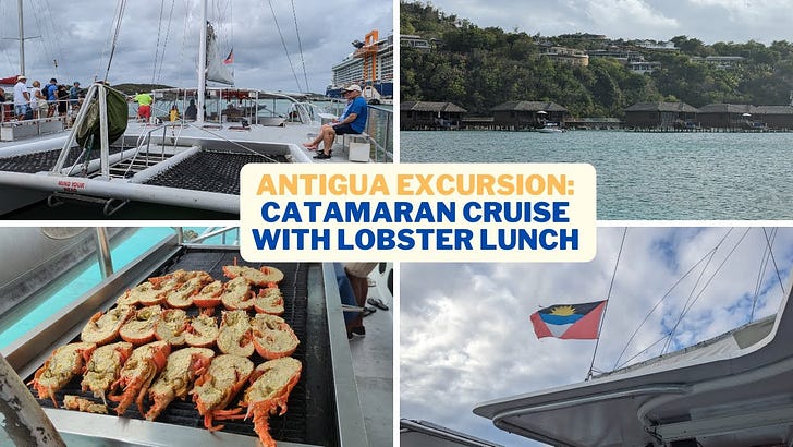 Antigua Excursion: Catamaran Cruise with Lobster Lunch